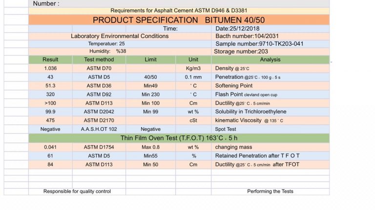 Bitumen – Al Jabal Global Trading FZE